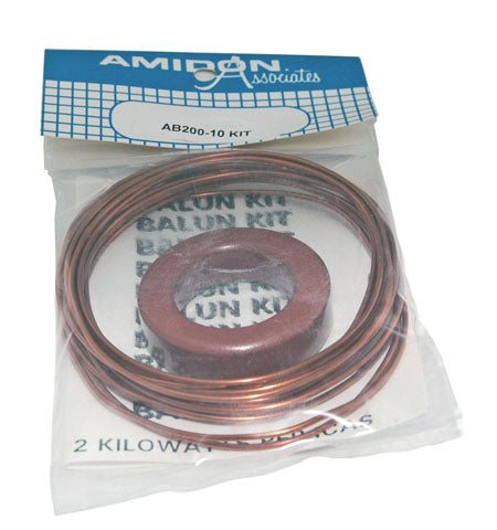Amidon, AB-200-10 Antenna Balun Kit (T-200-2 core with 10 ft, 14G wire ...