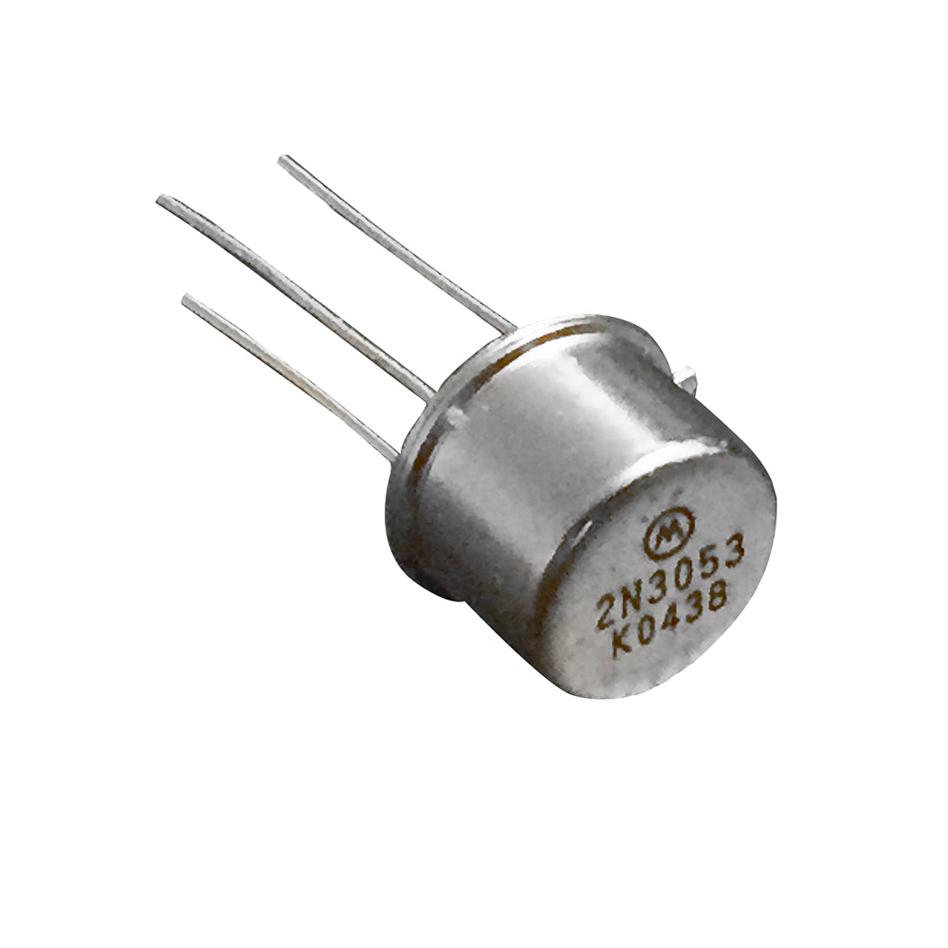 2N3053 NPN Transistor, Vceo=50 V, Ic=500 mA, Pd=800 mW in a TO-39 ...