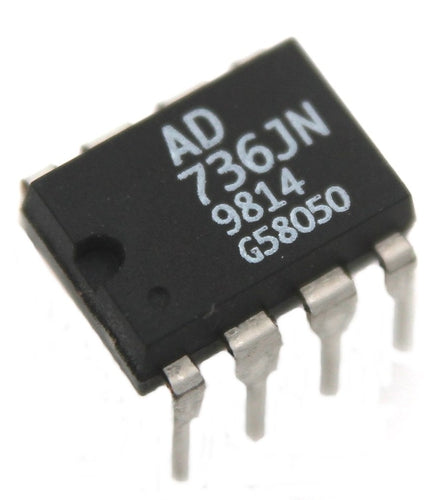 AD736JN True RMS to DC Converter, Vs=+/-16.5 V. Is= 200 µA, Accuracy ±0 ...